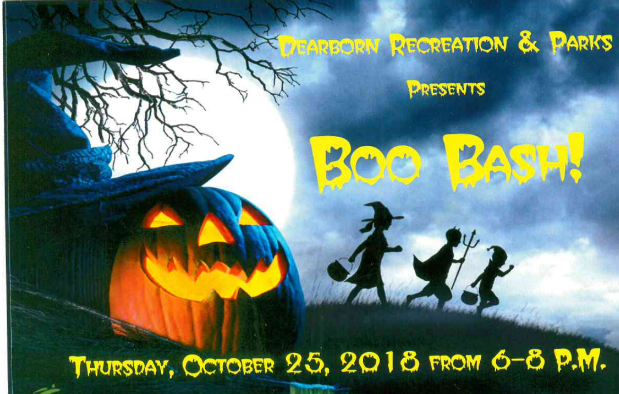 Boo Bash- Thursday, October 25, 2018 from 6-8 pm – Maples Elementary School