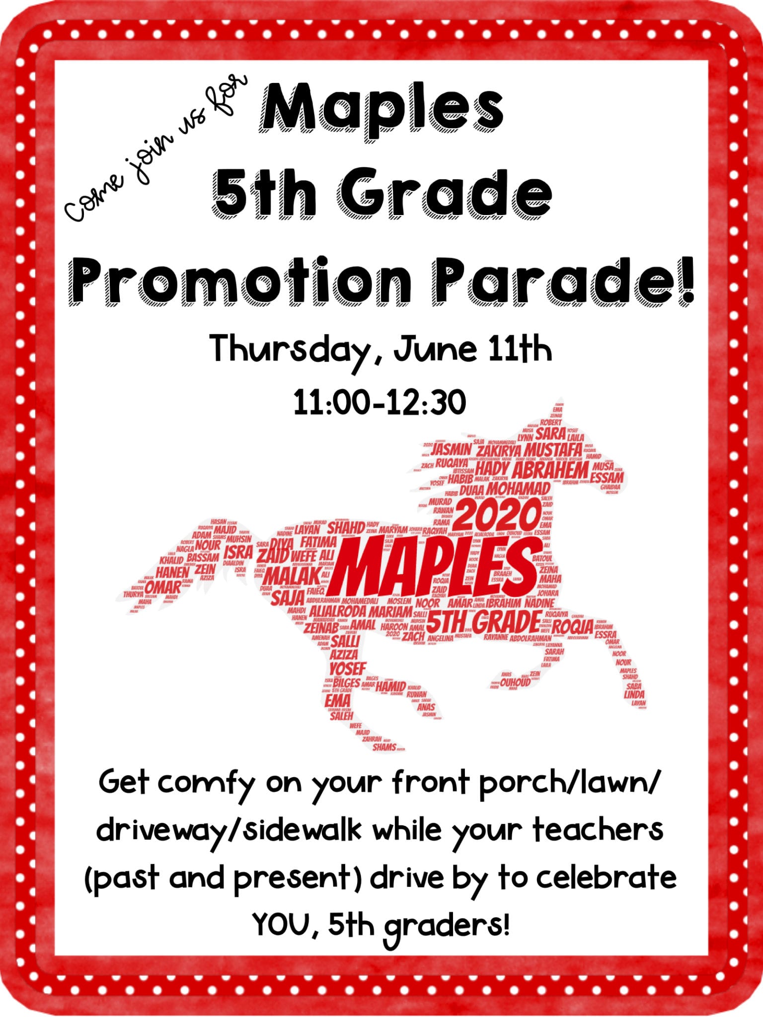 Maples 5th Grade Promotion Parade! | Maples Elementary School